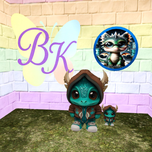 Second Life Marketplace - MC Autofeeder [BK] Chibi Dino Dragon Boxed
